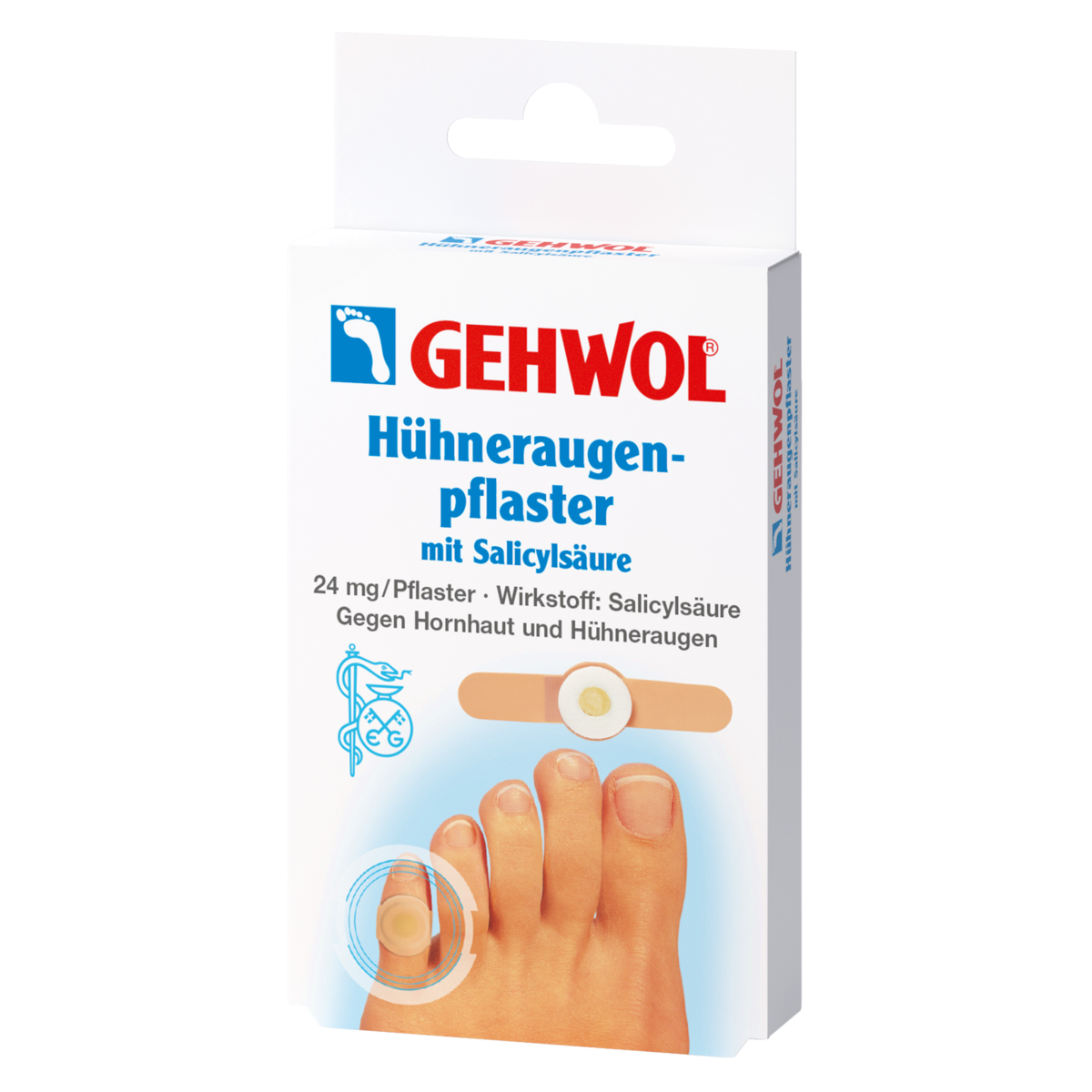 Ligtorne plaster m/salicylsyre. Gehwol, 8 stk | Fodmagasinet.dk